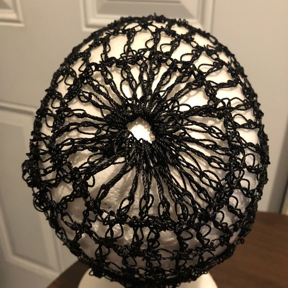 Hair | New Black Hair Net Handmade Redecilla Para El Pelo Tejido En ...